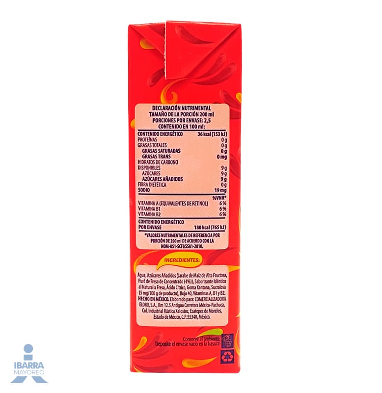 BEBIDA JUMEX BIDA FRESA 500 ML | Ibarra Mayoreo